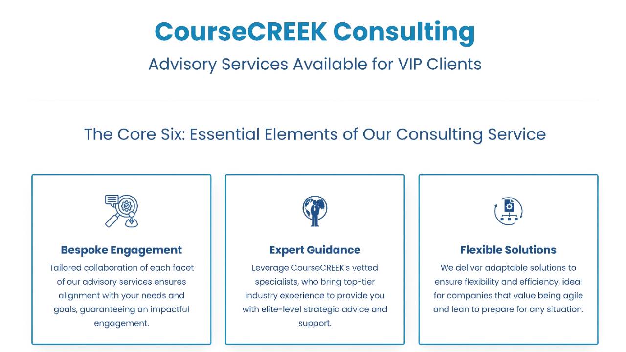 CourseCreek Consulting & eLearning Advisors