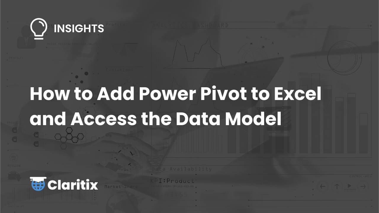 How to Add Power Pivot to Excel