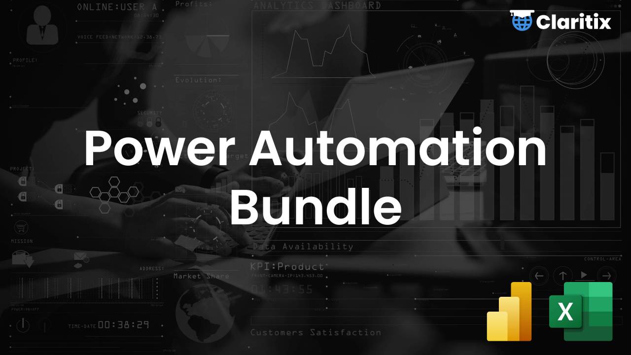 Power Automation Bundle - Learn Power BI & Power Query | Claritix