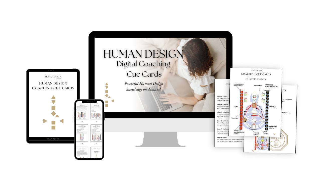 Human Design Coaching Cue Cards FB