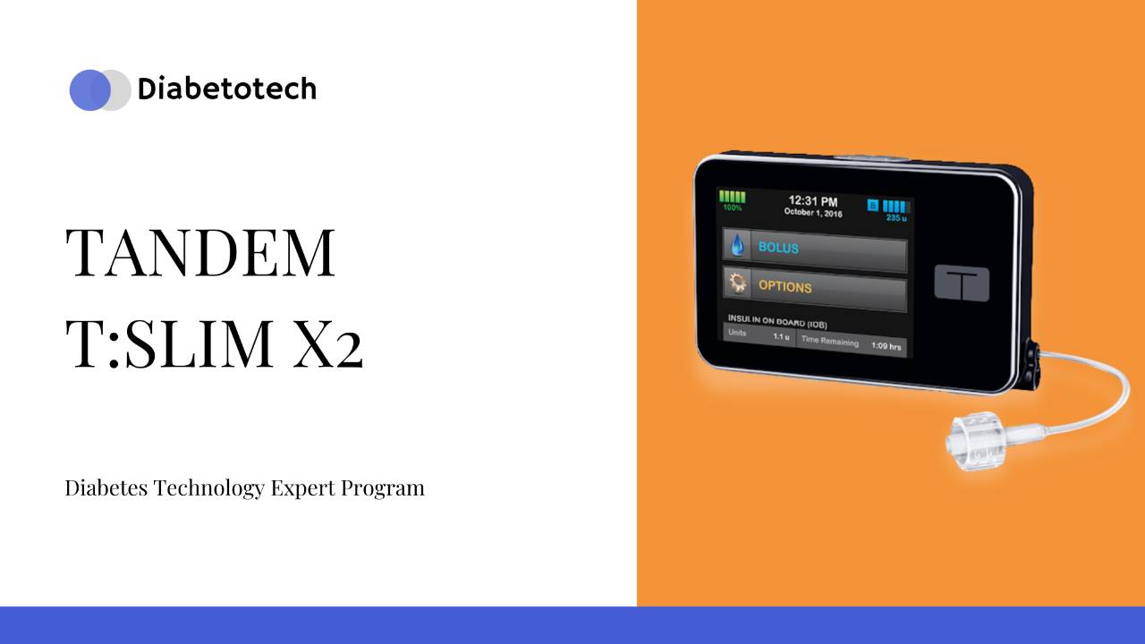 Tandem t:slim X2 Certified Course | Diabetotech