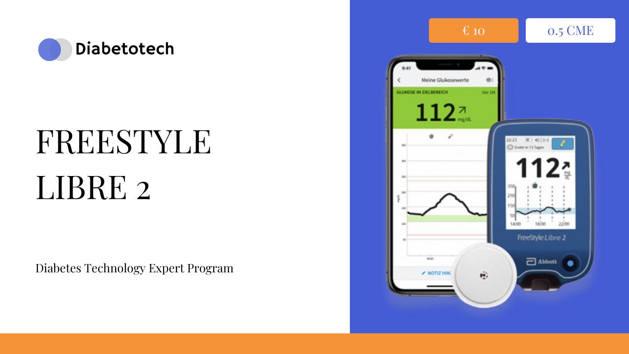 FreeStyle Libre 2 | Glucose monitor certified course | Diabetotech