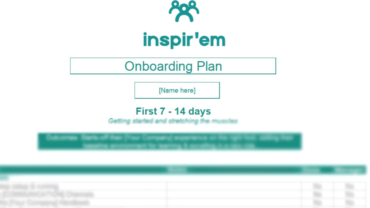 Sales Onboarding Plan Template | Fast-track new hire success