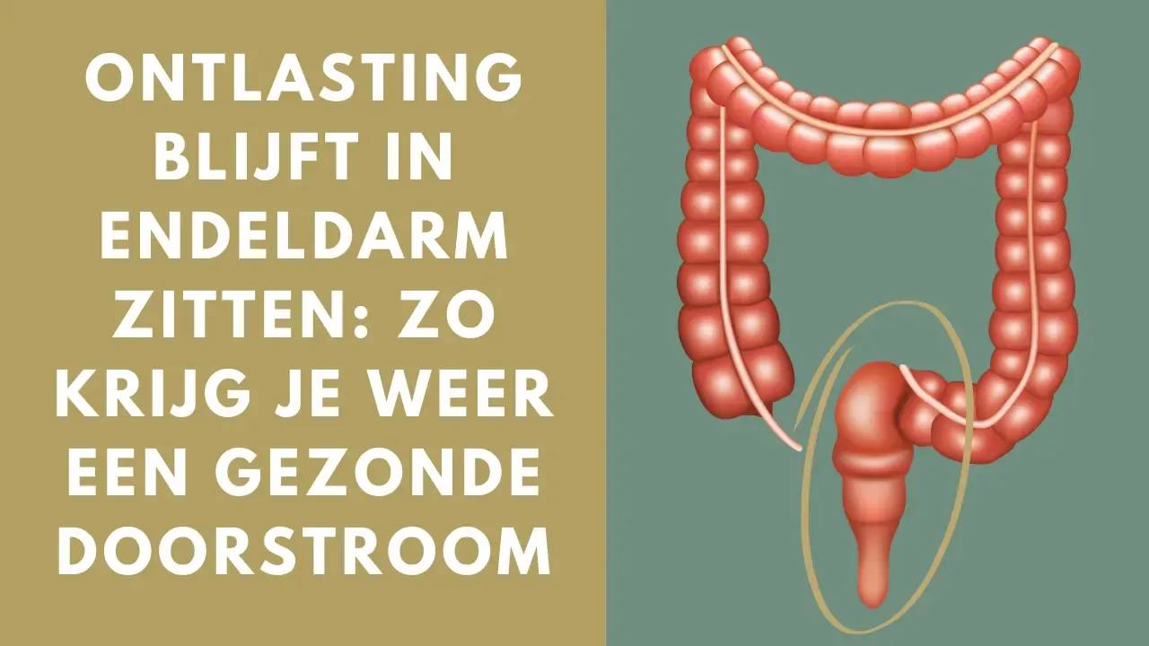 Ontlasting blijft in endeldarm zitten: zo krijg je weer doorstroom