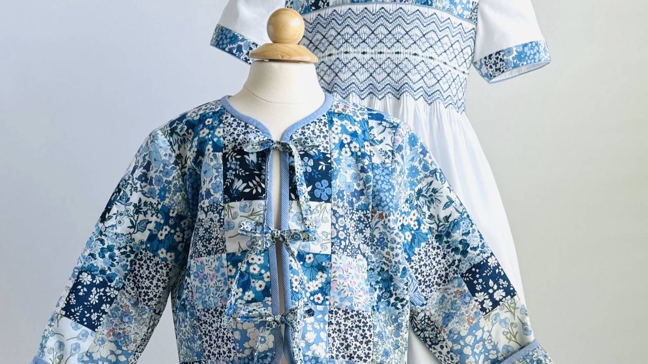 Gail Doane Originals | Patchwork Jacket and Matching Smocked Dress