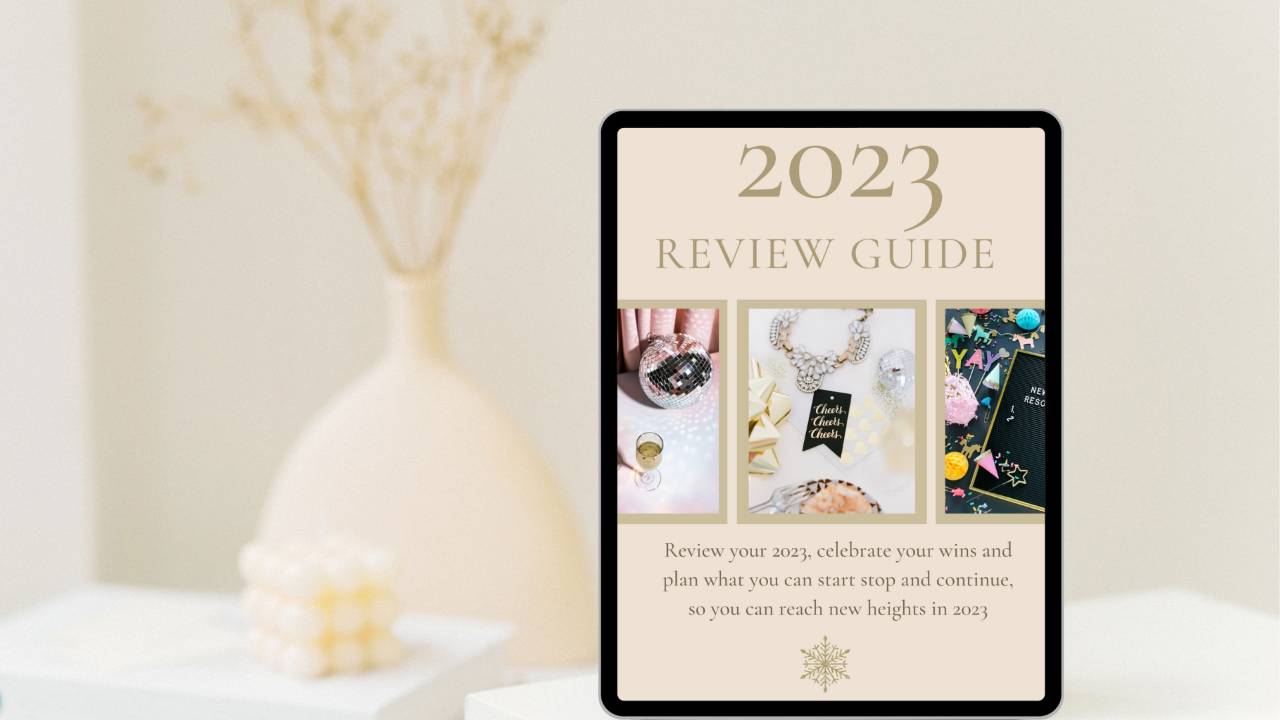 How to run end of year review and let go of 2023
