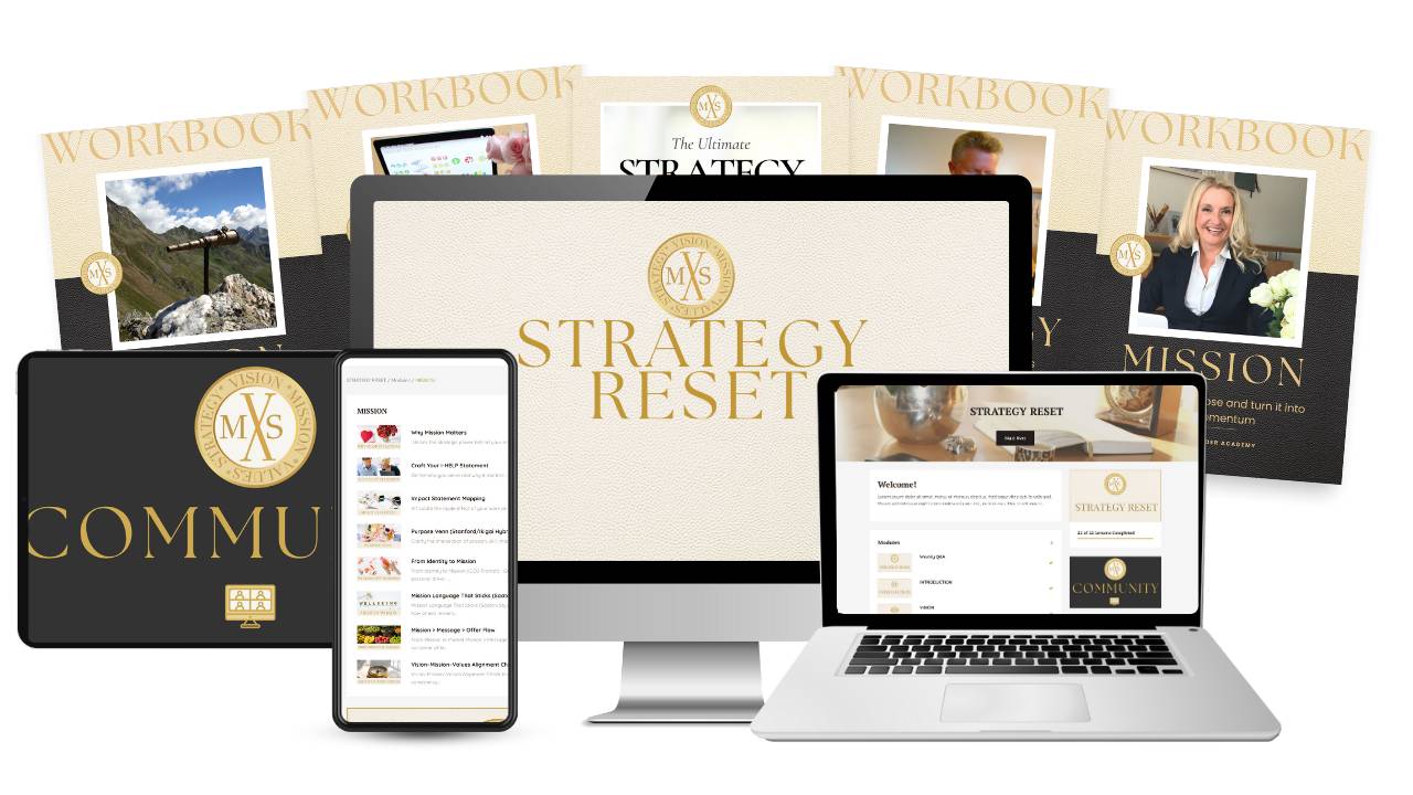 Strategy Reset | Clarify Vision, Mission, Values & Strategy