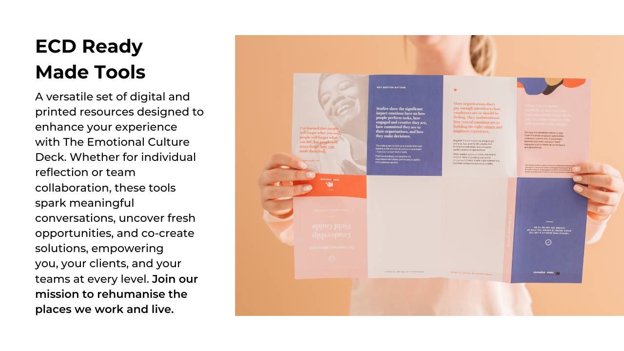 ALL-New ECD Tools to Shape Emotional Culture at Work