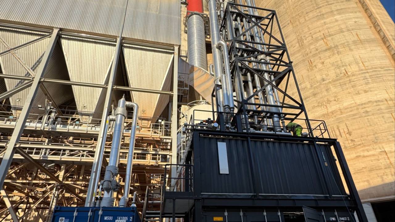 Capsol carbon capture mobile unit to decarbonize SCHWENK cement plant
