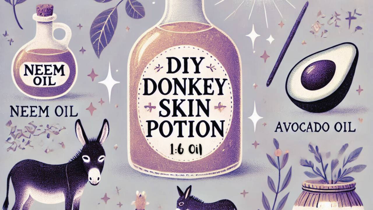 Donkey Skin Issues - DIY Topical Recipe