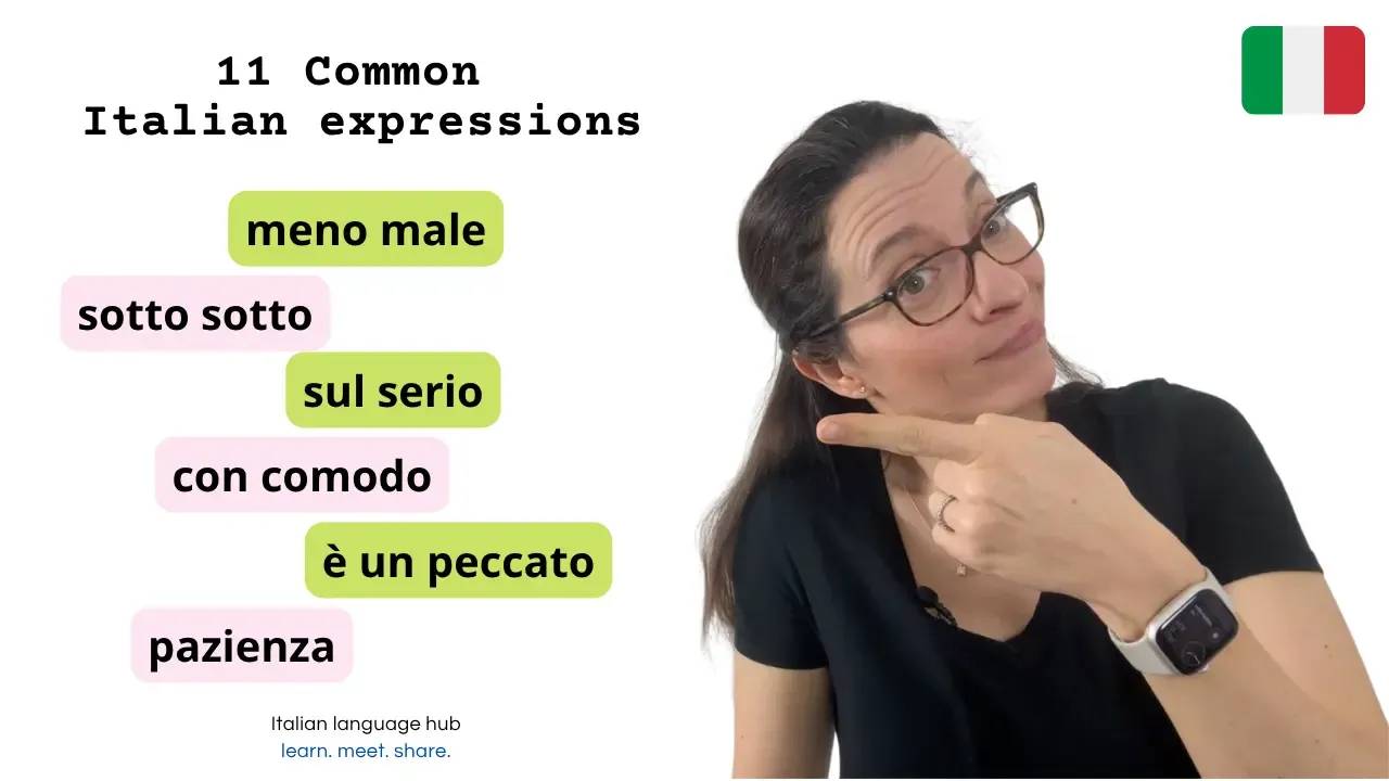 I11 common and very useful Italian expressions to know