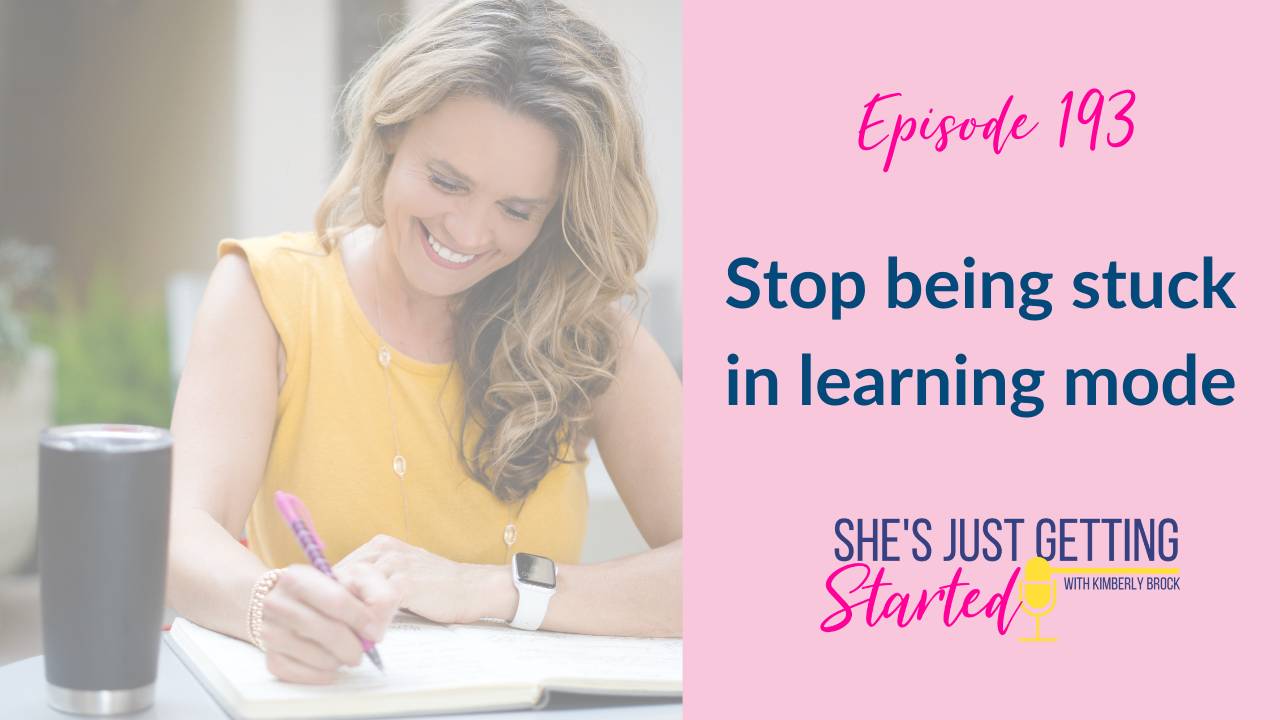 How to stop being stuck in learning mode and start taking action