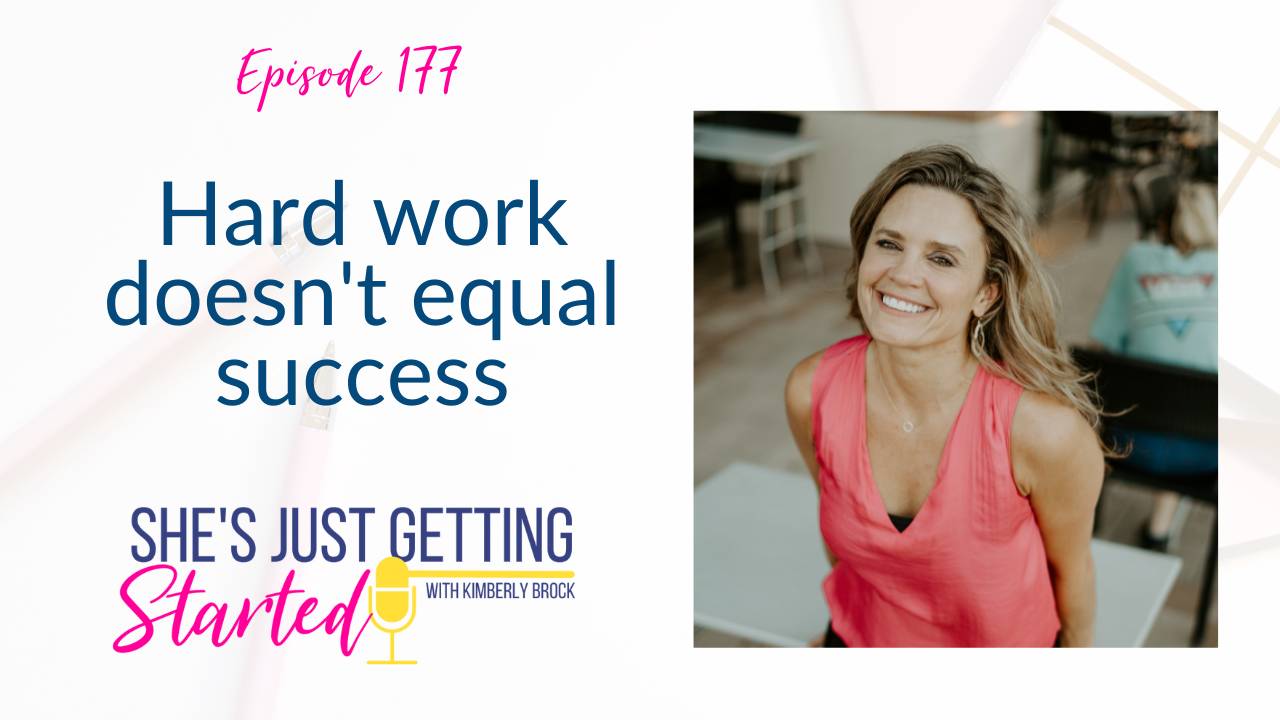 Hard work doesn't equal success