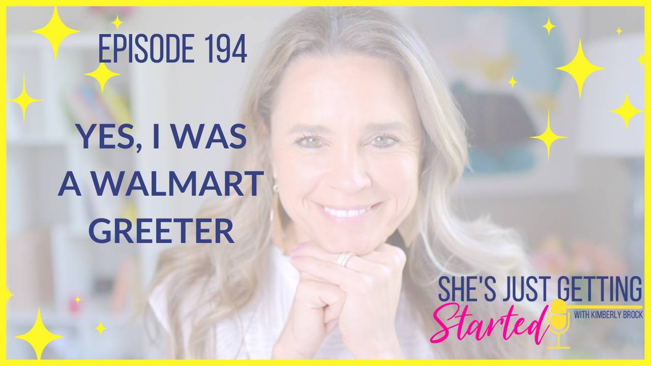 I share the scoop on my first real job as a Walmart greeter