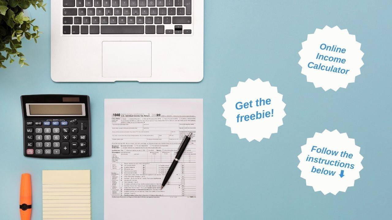 Online Income Calculator Freebie