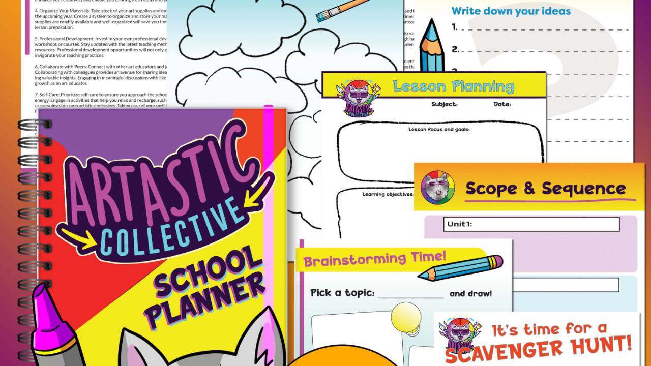 FREE Back to School Planner for Art Educators