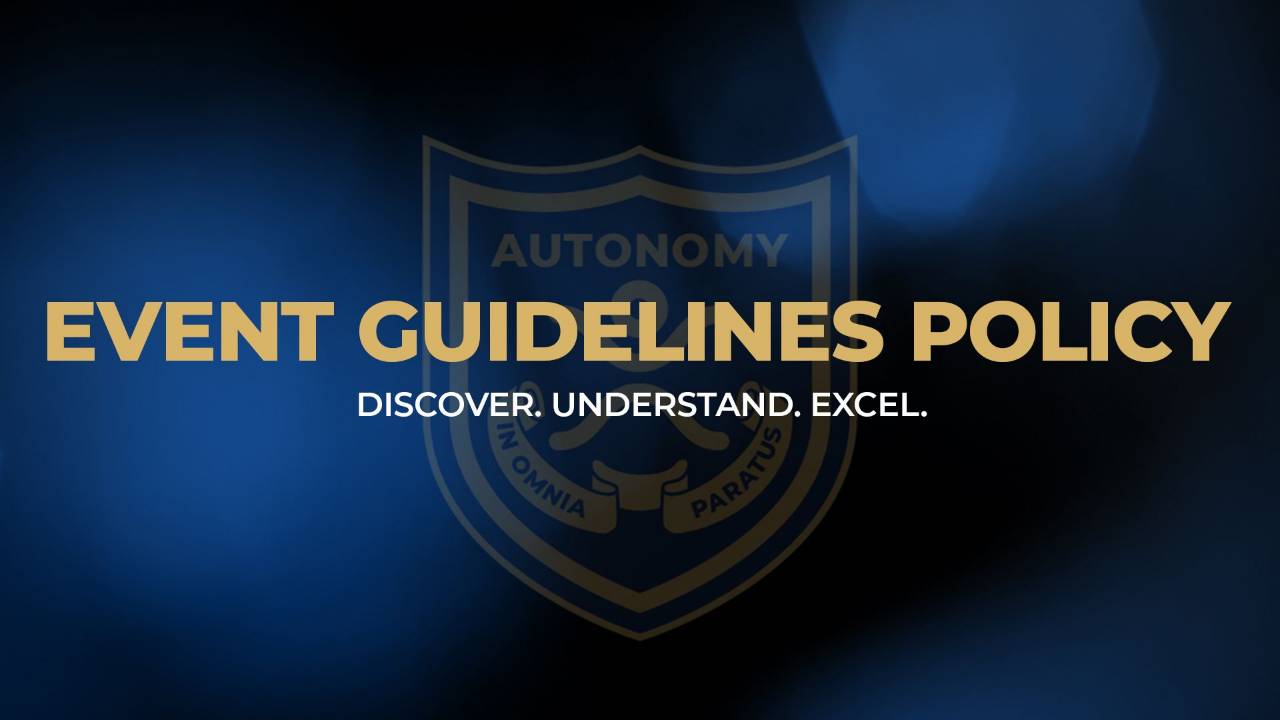 Event Guidelines Policy - AUTONOMY