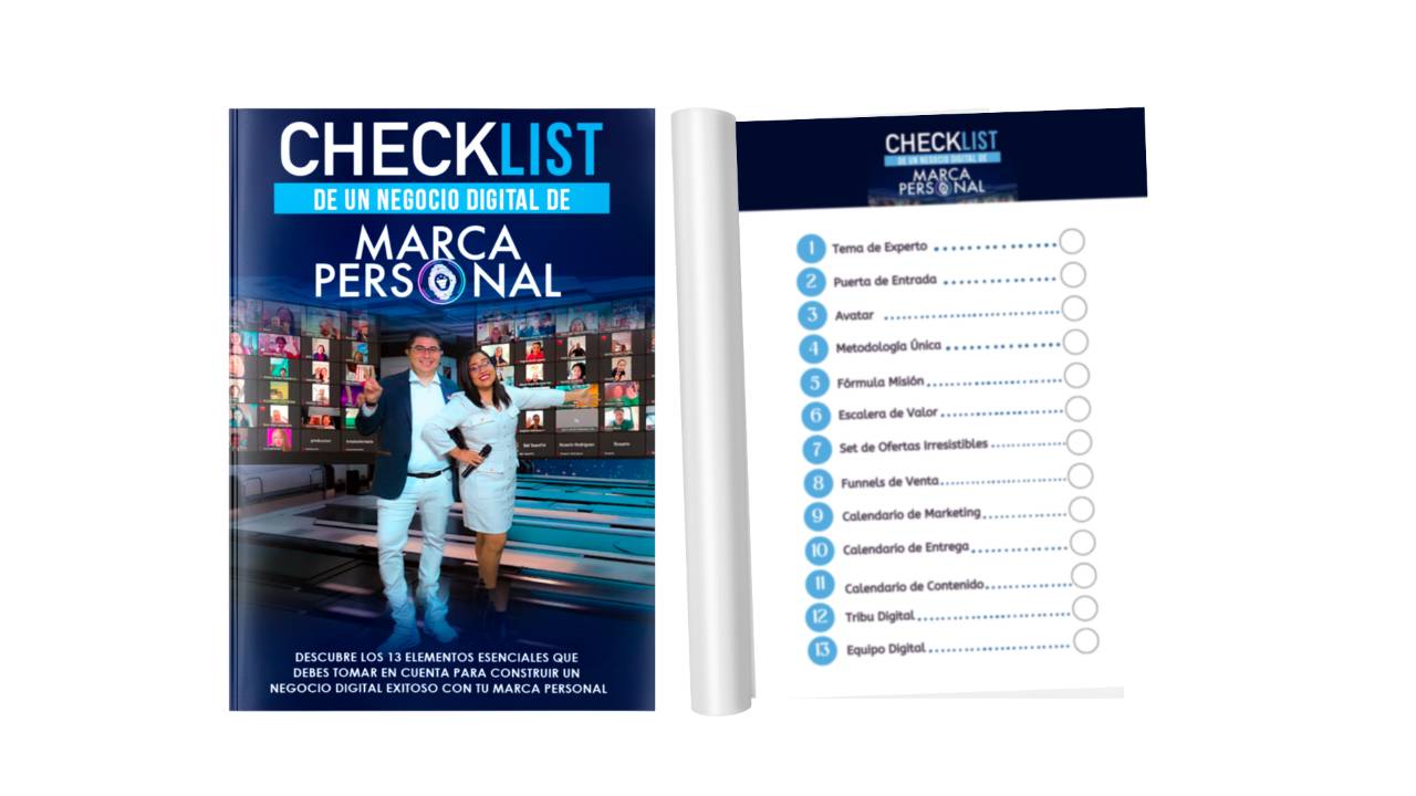 CHECKLIST Gratuito de un Negocio Digital de Marca Personal