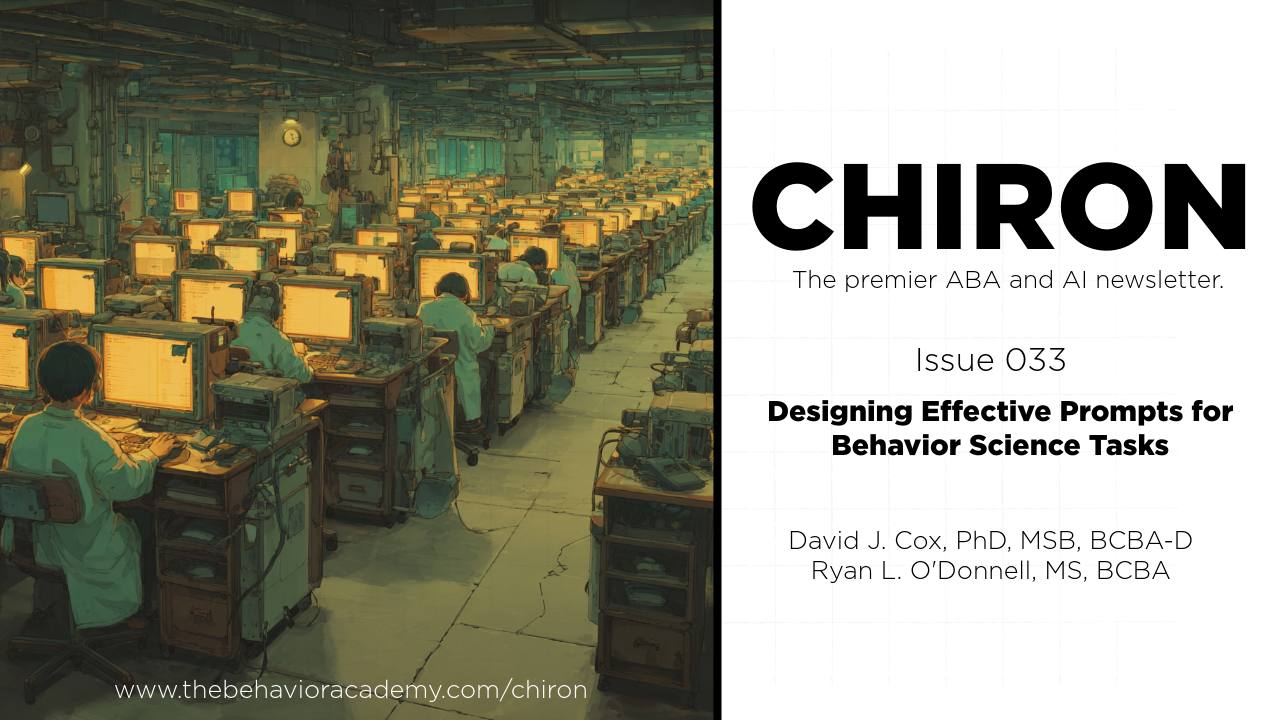Designing Effective Prompts for Behavior Science Tasks