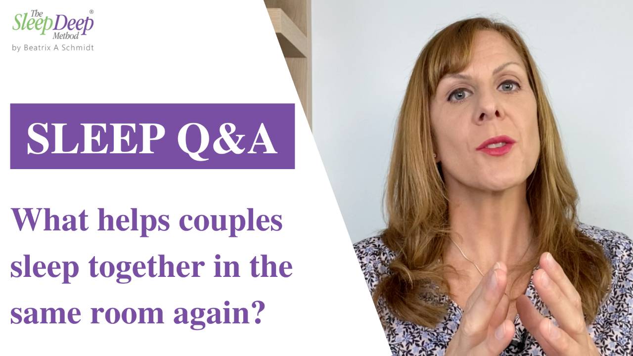 What helps couples sleep together in the same room - Sleep Coach Q&A