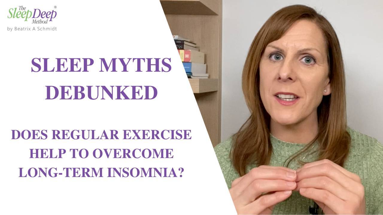 Does exercise help to overcome long-term insomnia and sleep problems?