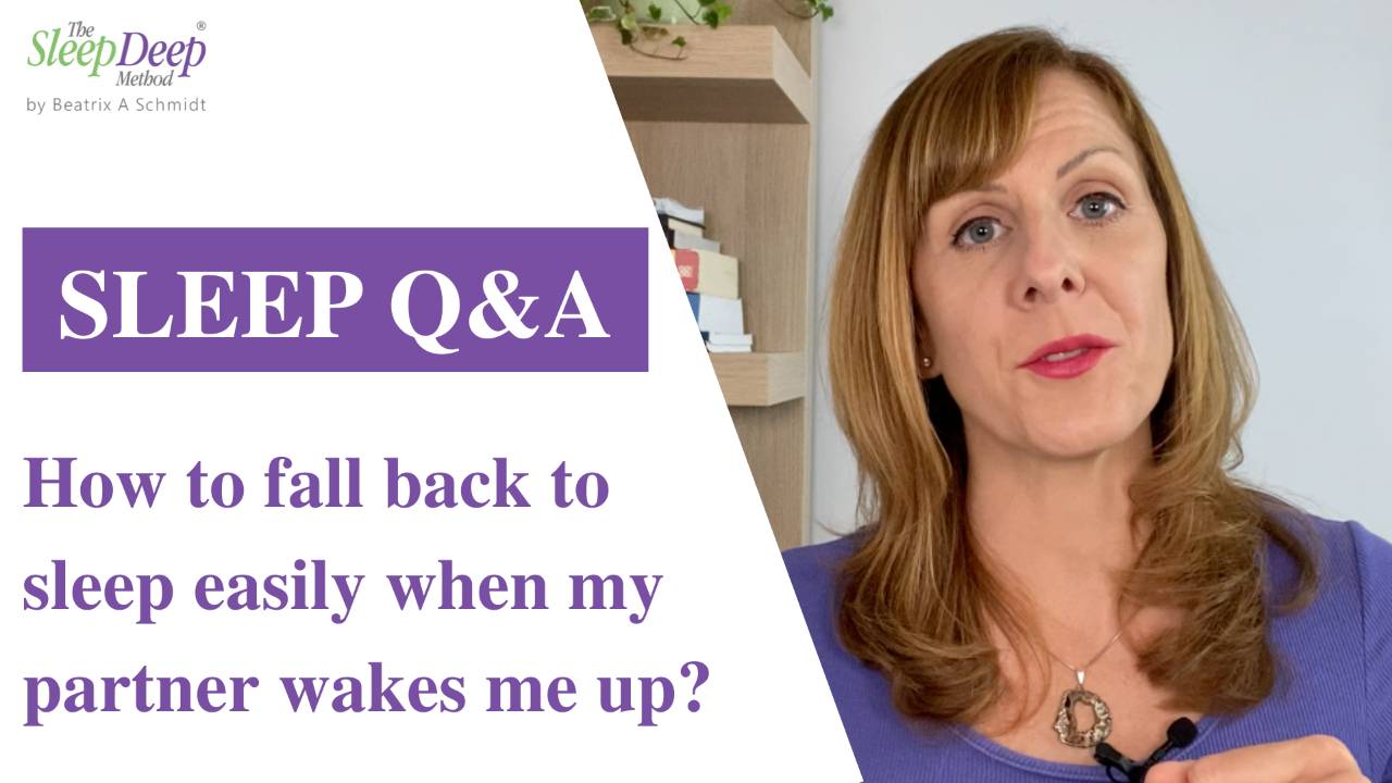 How to fall back to sleep when your partner wakes you Sleep Coach Q&A