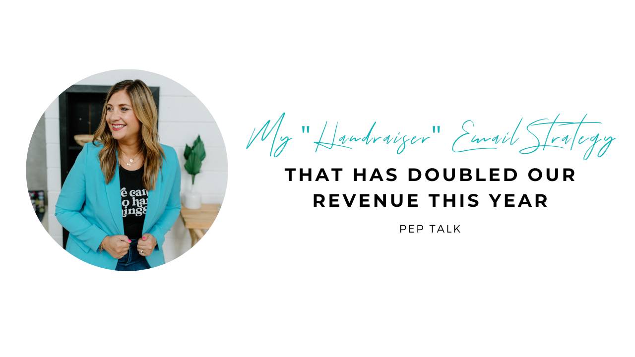 My "Handraiser" Email Strategy that has Doubled Our Revenue This Year