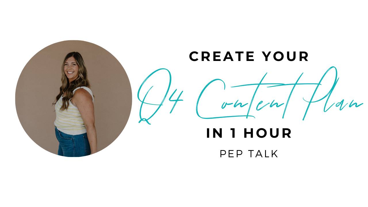Create your Q4 Content Plan in 1 Hour