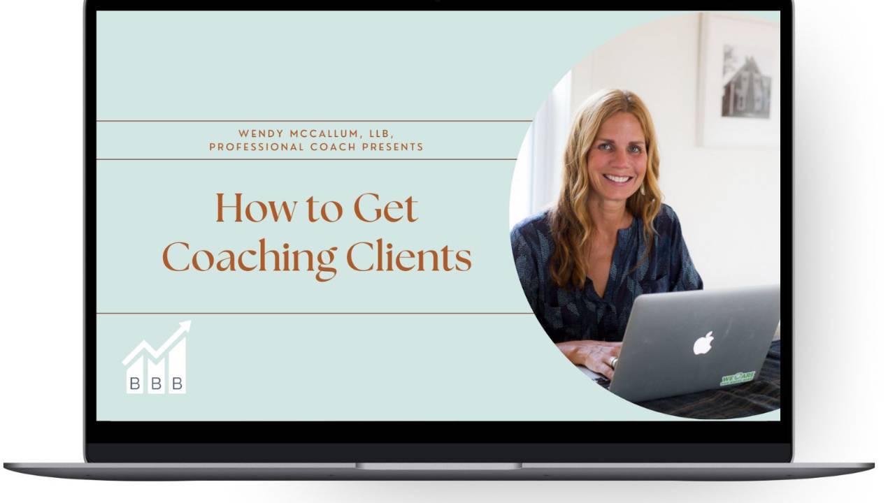 How to Get Coaching Clients Now as a New Coach Masterclass