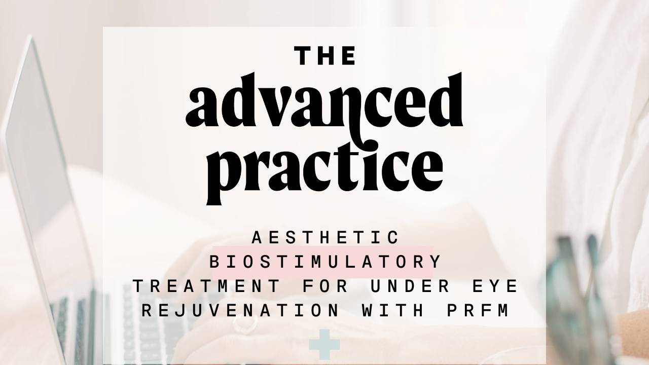 Treating the Under Eye with BioStimulatory PRFM