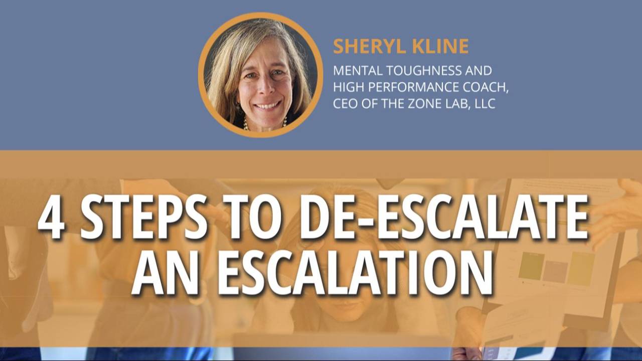 4 Steps to De-escalate an Escalation