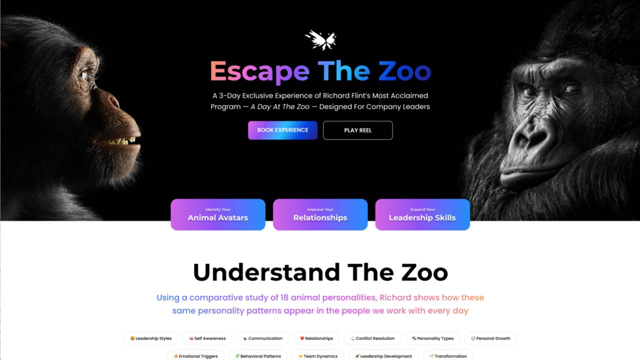 Escape The Zoo Leadership Workshop | Richard Flint