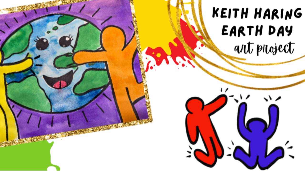 Keith Haring Planet Earth | FREE Art Project for Kids