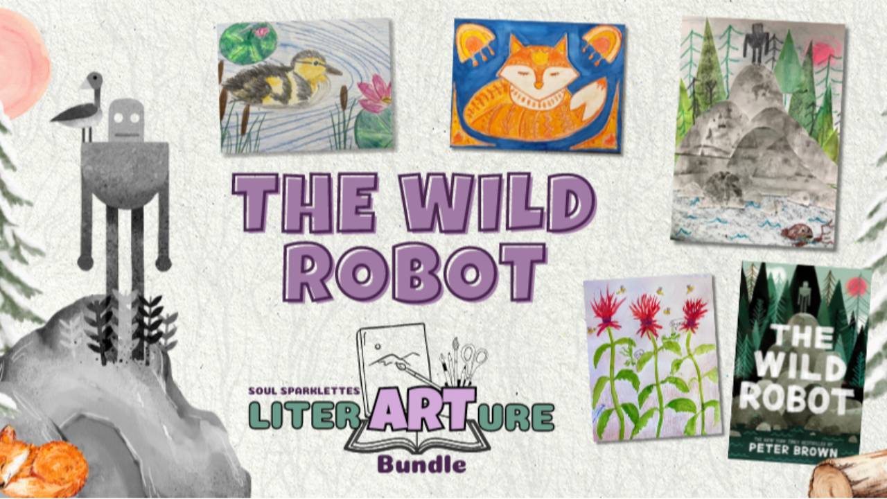 LiterARTure Guide to The Wild Robot | FREE Art-Based Novel Study