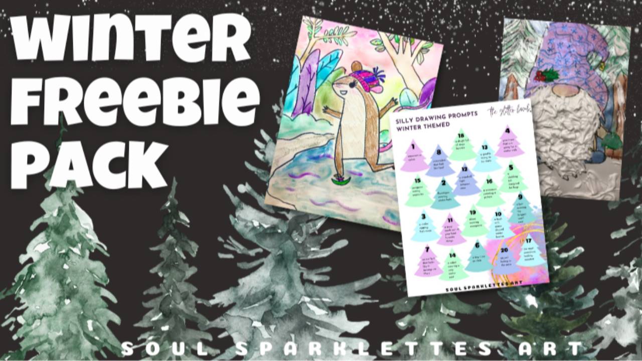 Winter Freebie Pack | FREE 14-Page Art Fun for Kids