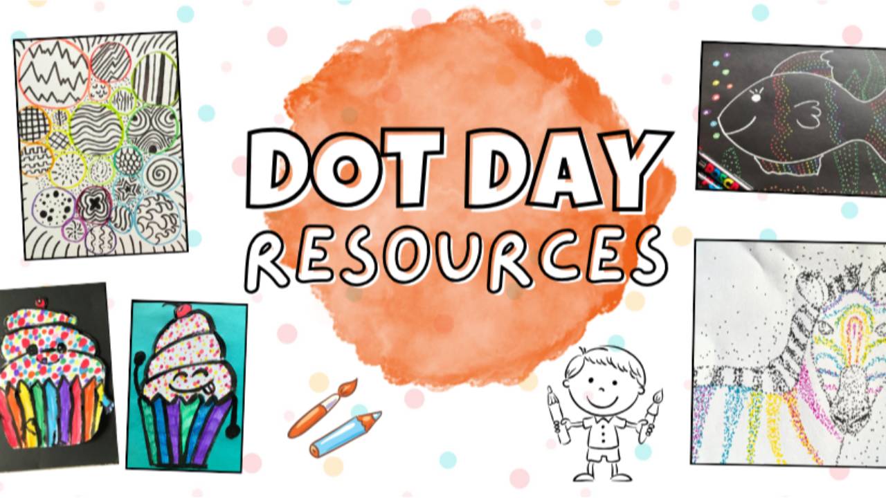 Dot Day Ideas | Cupcake Art Lesson