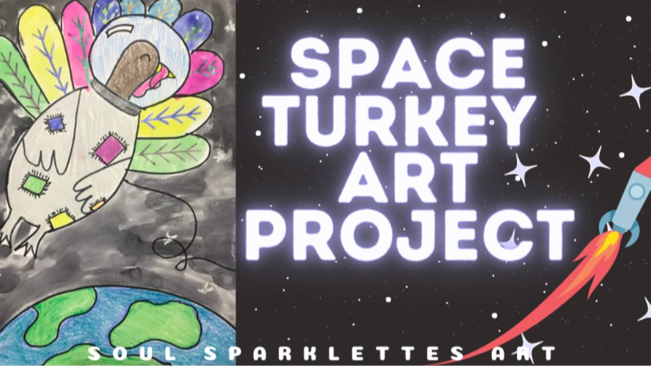 Space Turkey Art Project| FREE Art Project for Kids