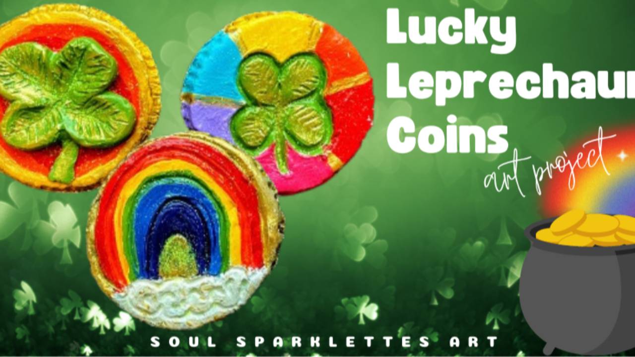 Lucky Leprechaun Coin Art Project