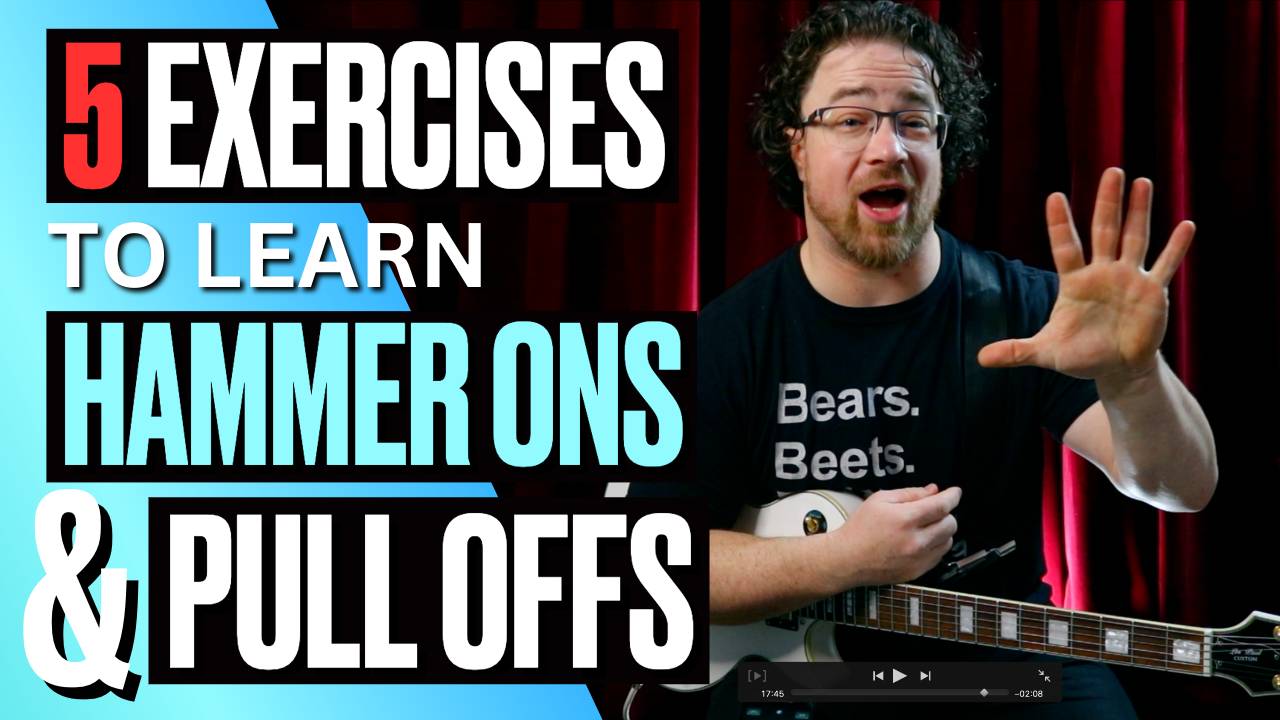 How to Practice Hammer Ons and Pull Offs for beginners