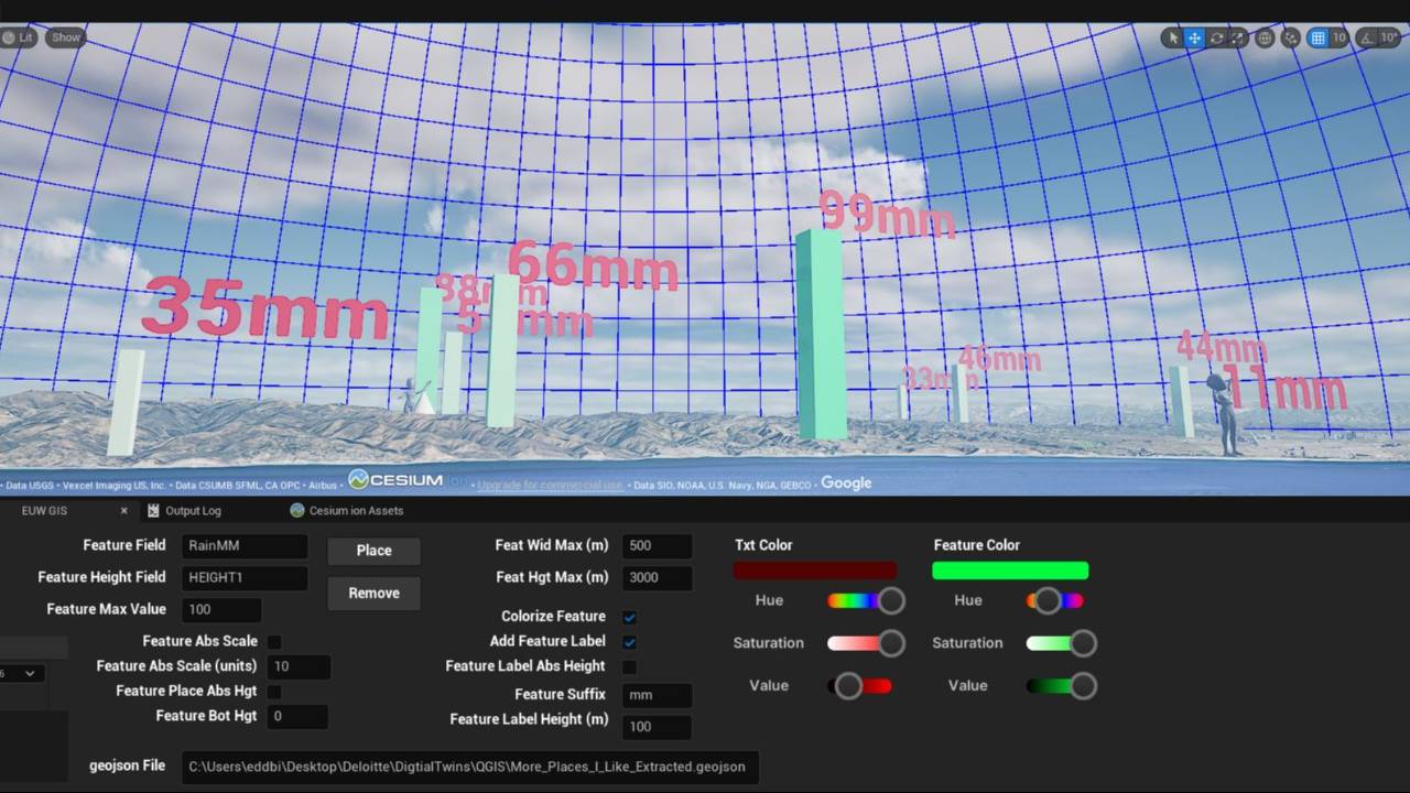 CASE STUDY: Unreal Engine Cesium GIS Plugin