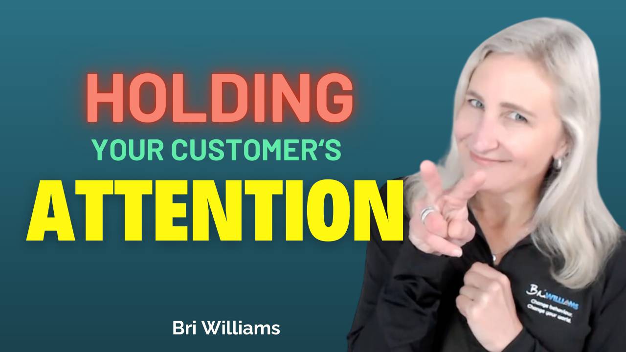 How to hold someone's attention