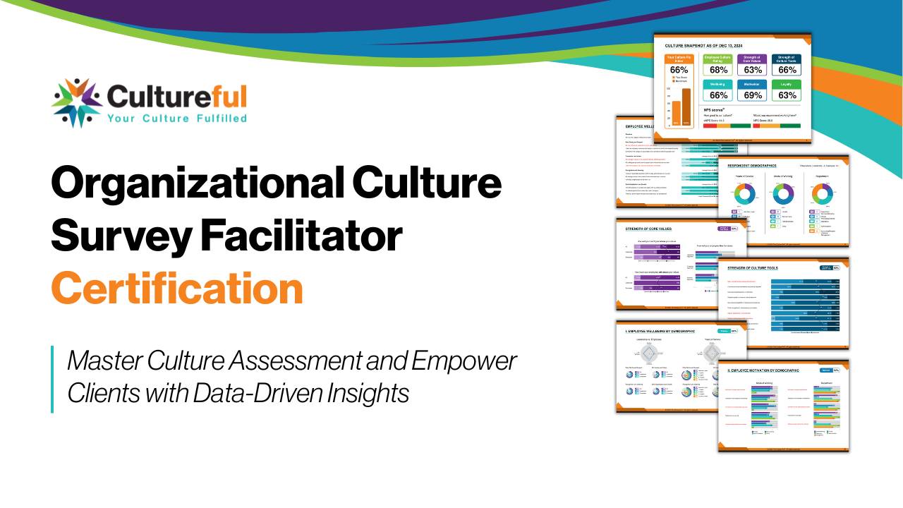 Organizational Culture Survey Facilitator Certification | Cultureful™