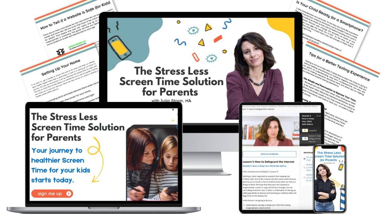 The Stress Less Screen Time Solution