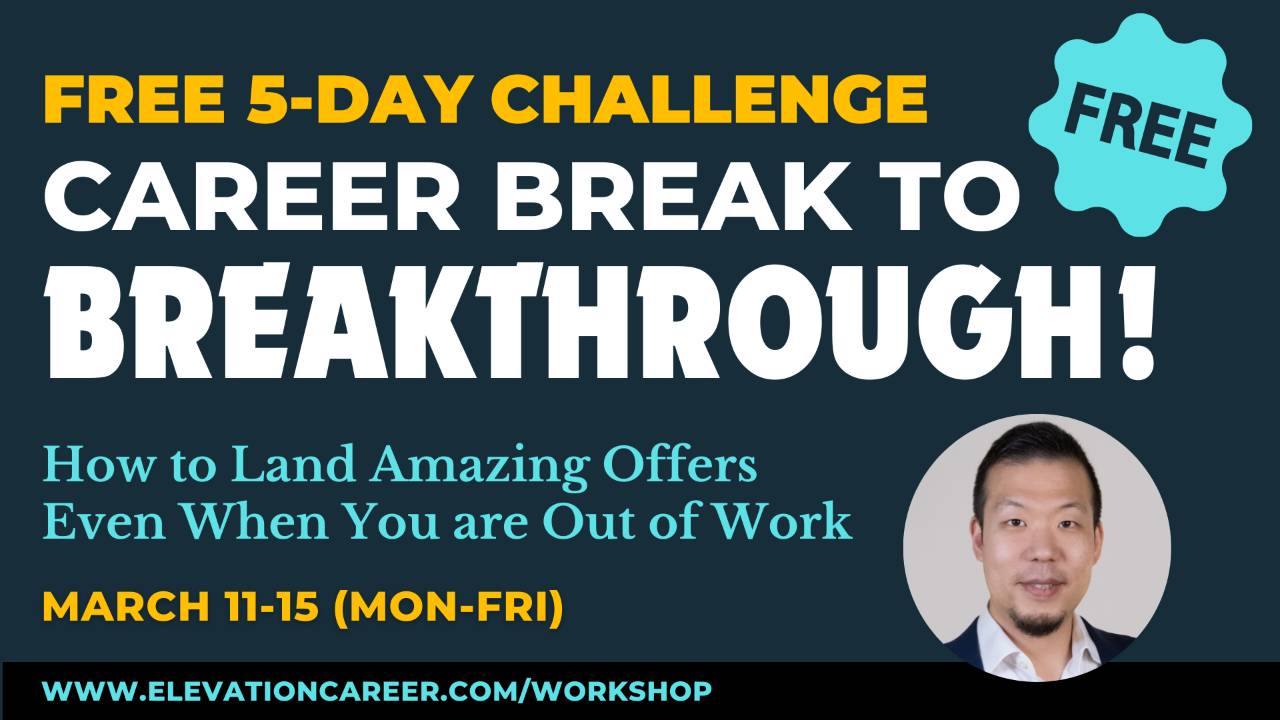 Free, 5-Day Career Break to Breakthrough Challenge