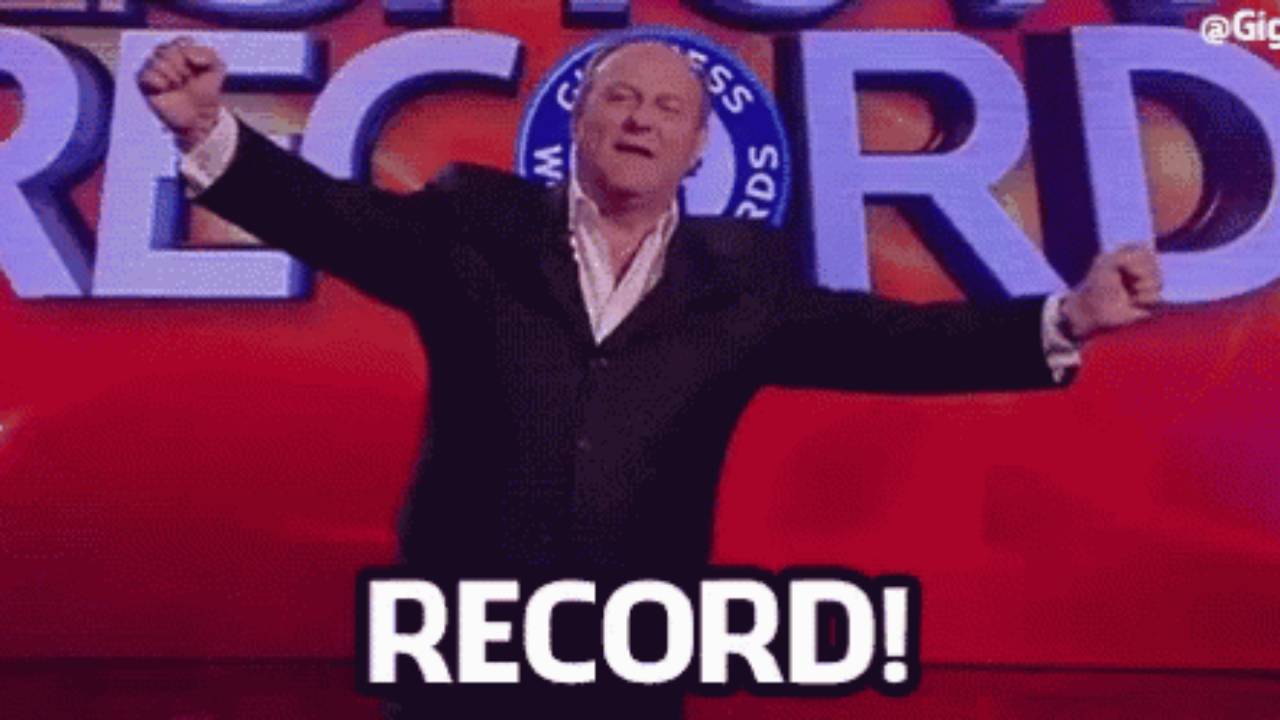 A record performance 🏆