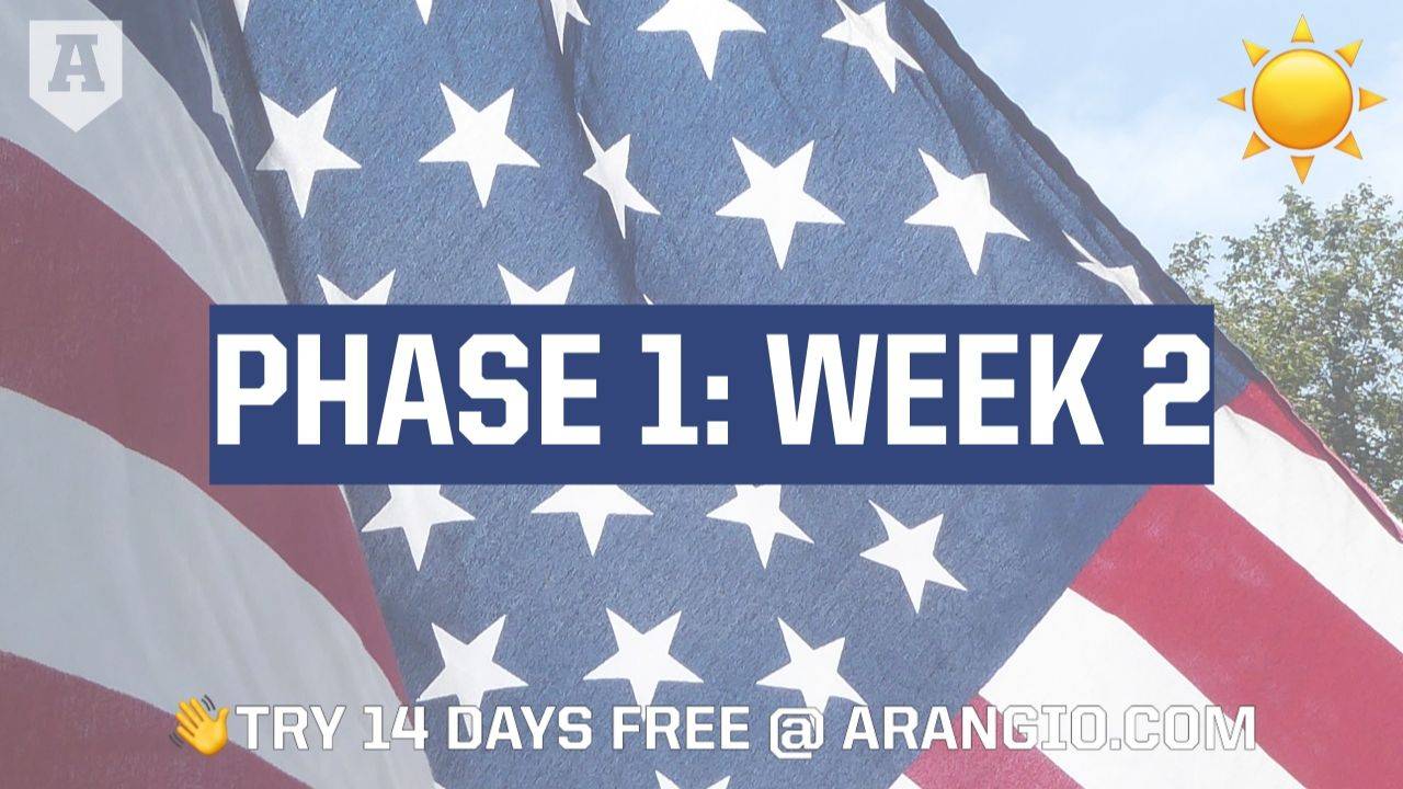 Summer Phase 1: Week 2 | Joseph Arangio