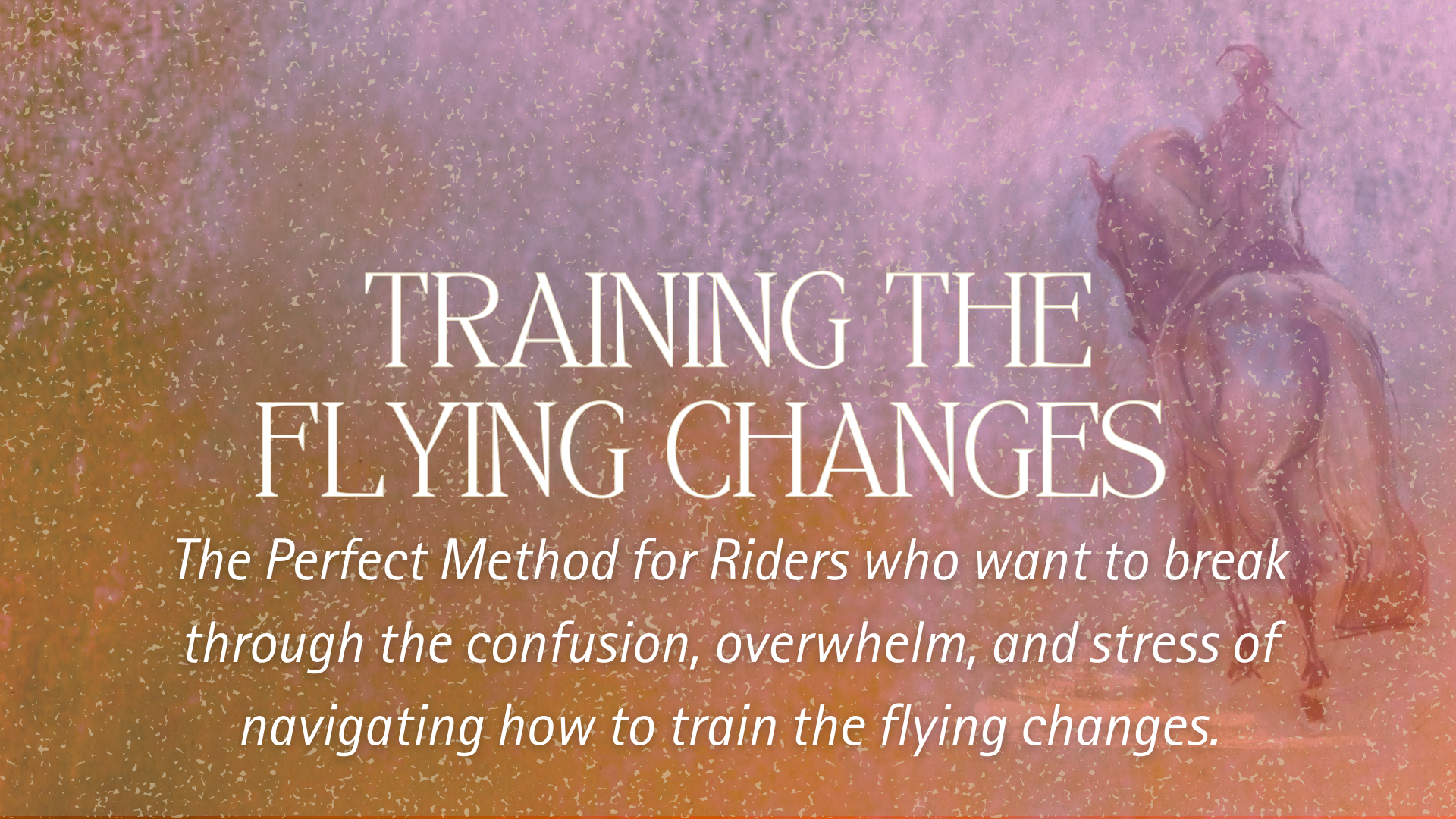 Training the Flying Changes with Ritter Dressage