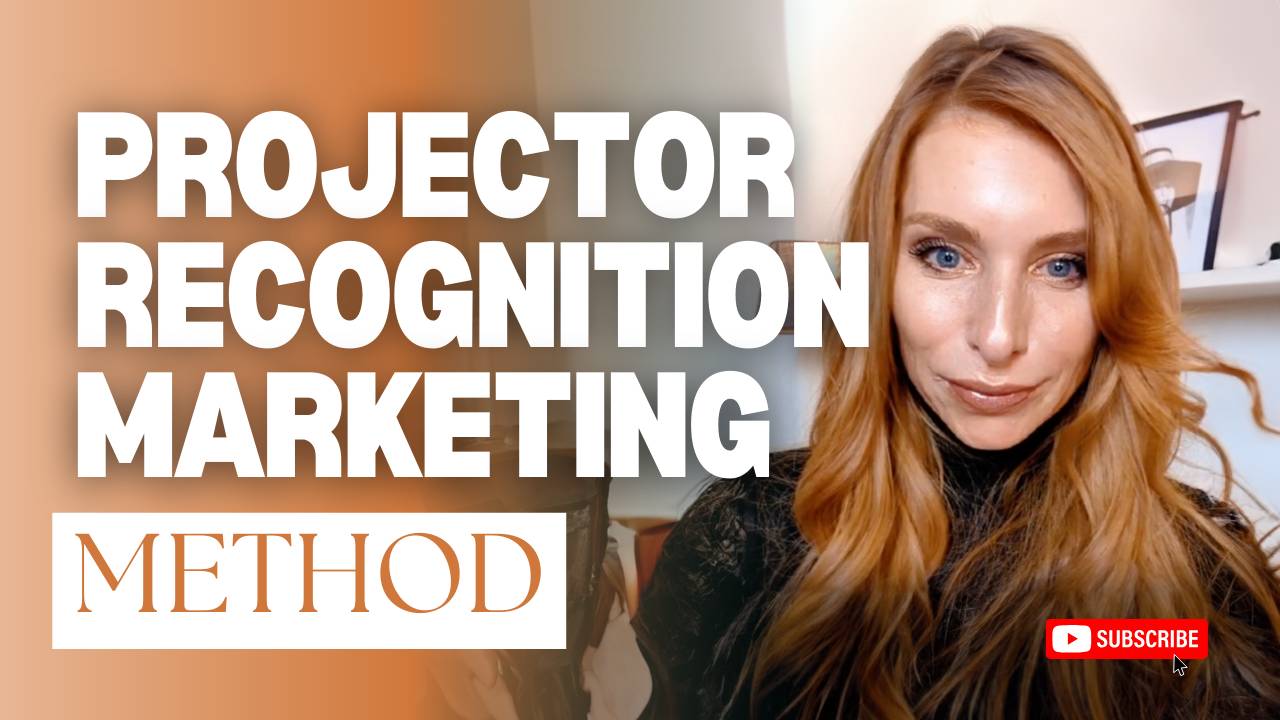 PROJECTOR RECOGNITION MARKETING METHOD