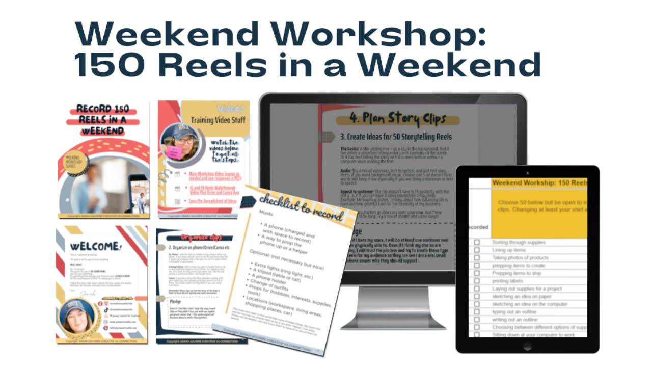 Weekend Workshop: 150 Reels in a Weekend