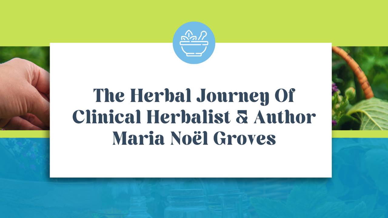 The Herbal Journey Of Clinical Herbalist Author Maria Noël Groves